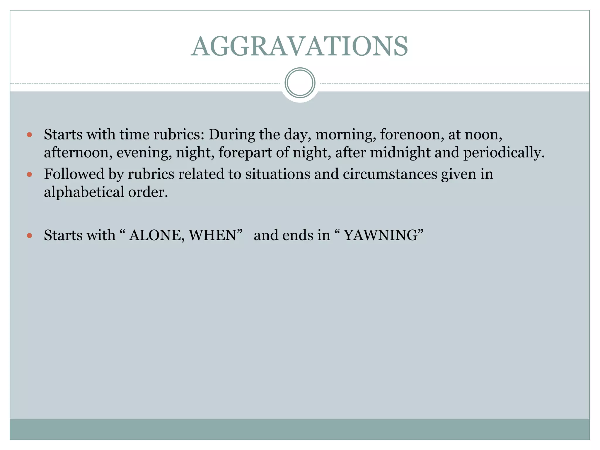 BTPB – AGGRAVATIONS AND AMELIORATIONS.pptx