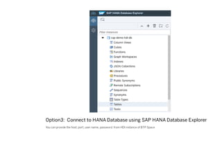 [BTP HANA Cloud Database] _ How to access HANA Cloud Database & HDI Container in BTP _ SAP Blogs ...