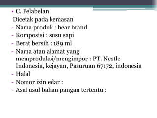 BTP, Pengemasan ,dan Pelabelan.pptx