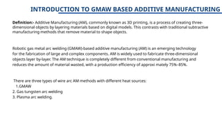 additive manufacturing of ss316l using mig welding | PPTX