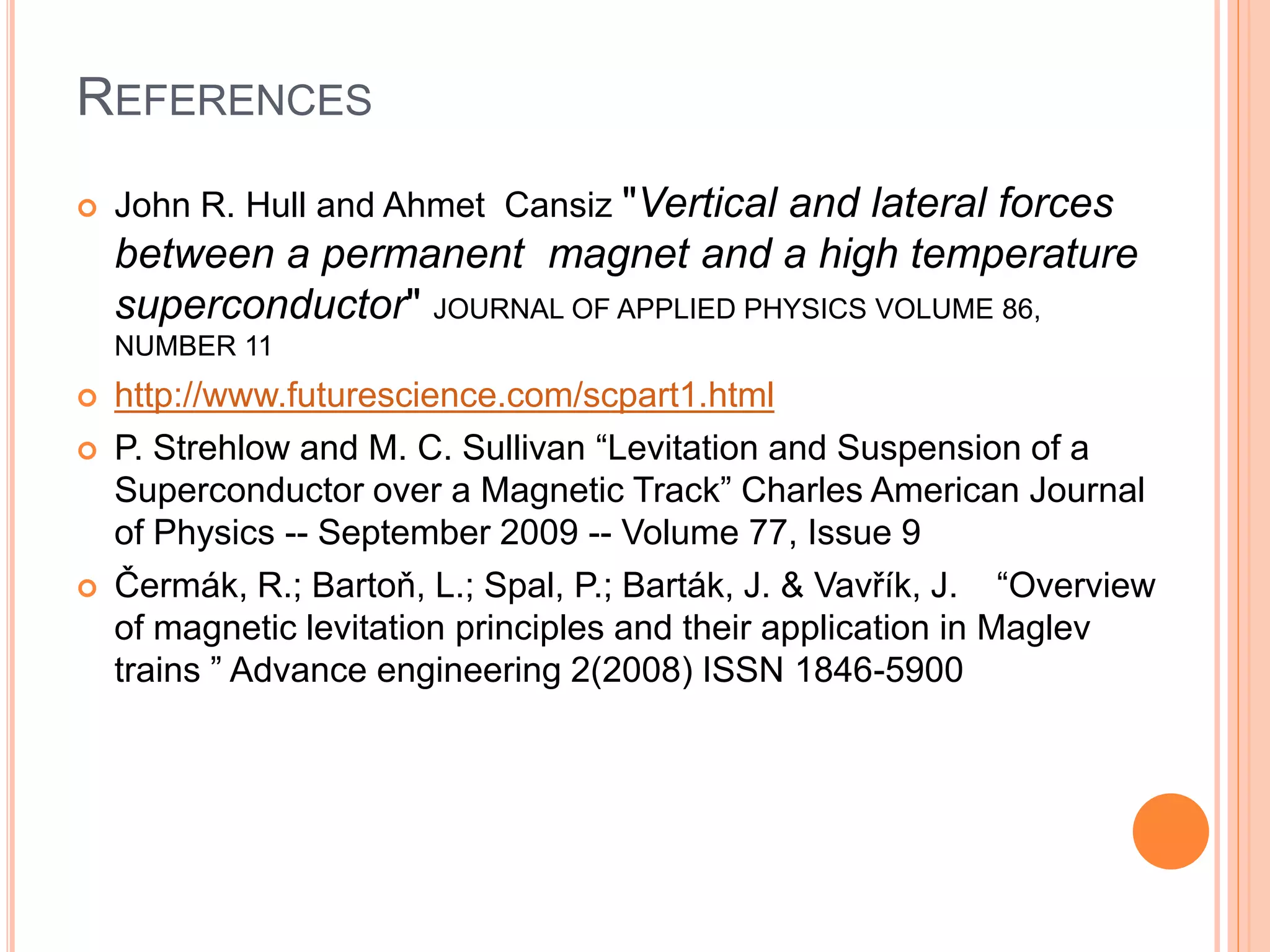 Maglev Train | PPTX | Chemistry | Science