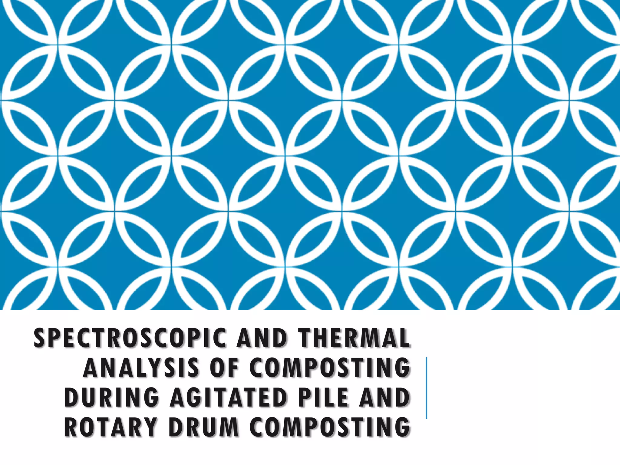 Spectroscopic and Thermal Analysis of Composting during Agitated Pile ...