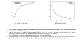machine learning based object recognition using cifar-10 | PPT