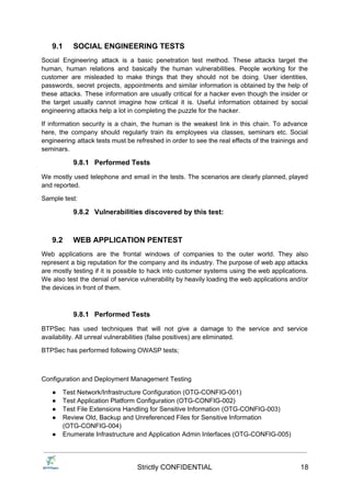 Btpsec Sample Penetration Test Report | PDF