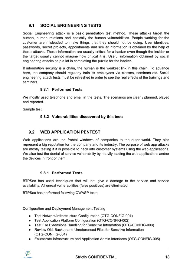 Btpsec Sample Penetration Test Report | PDF | Information and Network ...