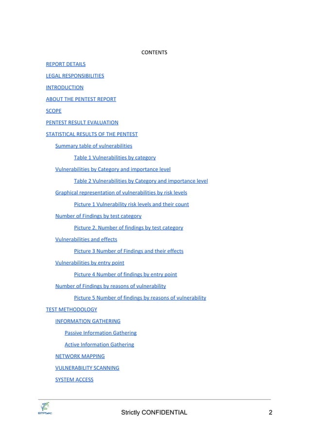 Btpsec Sample Penetration Test Report | PDF | Information and Network ...