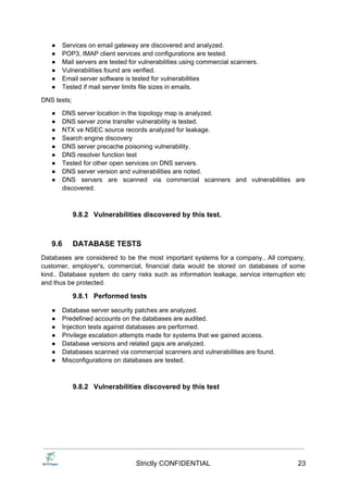 Btpsec Sample Penetration Test Report | PDF