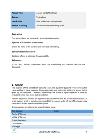 Btpsec Sample Penetration Test Report | PDF