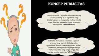Bahan Ajar Materi Publisitas Pelatihan Kehumasan | PDF