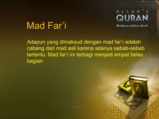 Bacaan panjang 1 alif | PPTX