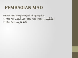 BTQ kls 8 - Hukum Bacaan Mad (Pertemuan ke-2).pptx