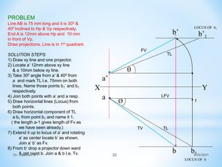 Projection of Points and Lines | PPT