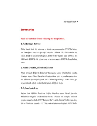 Turkish Easy Reading Books: Turkish Biographies 1 for beginners | PDF