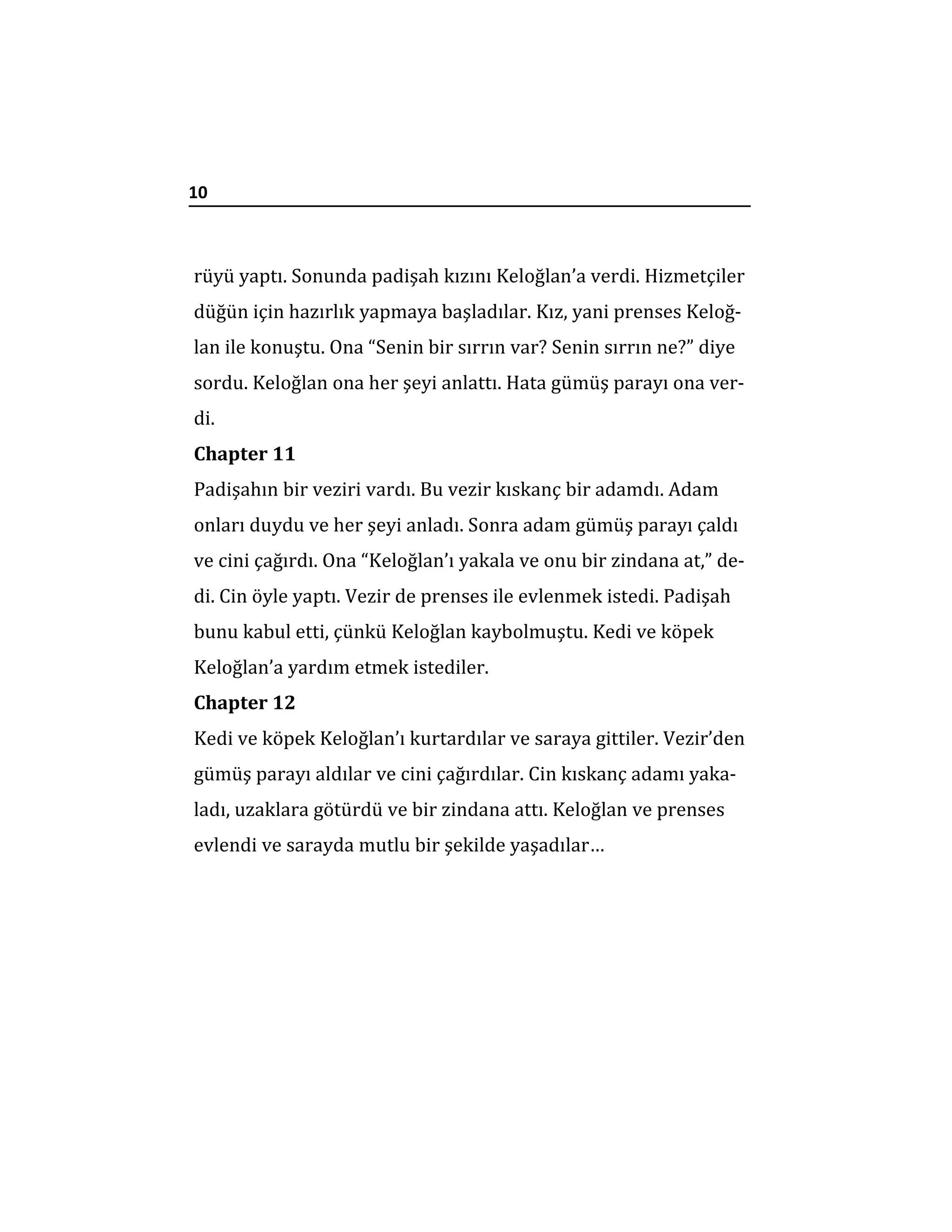 Turkish Easy Reading Books: Turkish Fairy Tales 3 for beginners | PDF