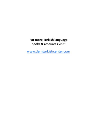 Turkish Easy Reading Books: Turkish Fairy Tales 3 for beginners | PDF