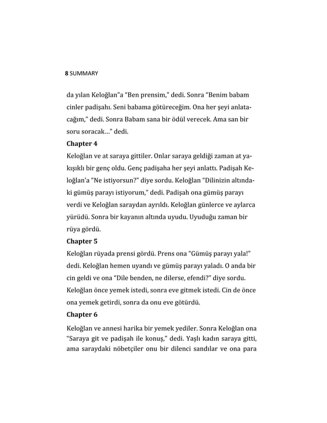 Turkish Easy Reading Books: Turkish Fairy Tales 3 for beginners | PDF