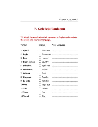 Turkish Easy Reading Books: Turkish Penfriend 1 for beginners | PDF