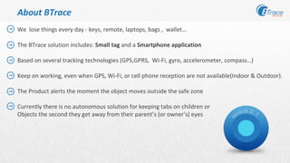 BTrace short present | PPT | Smartphones | Consumer Electronics