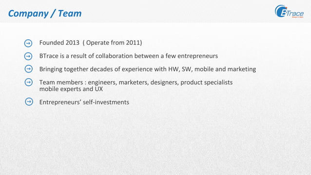 BTrace short present | PPT | Smartphones | Consumer Electronics