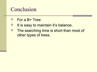 B+tree | PPT