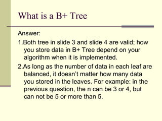 B+tree | PPT