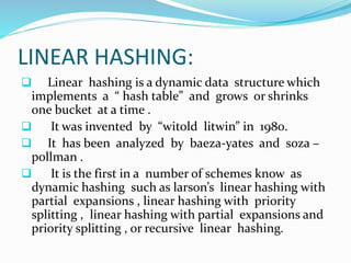 B tree | PPTX | Databases | Computer Software and Applications