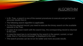 B+ tree | PPT | Free Download