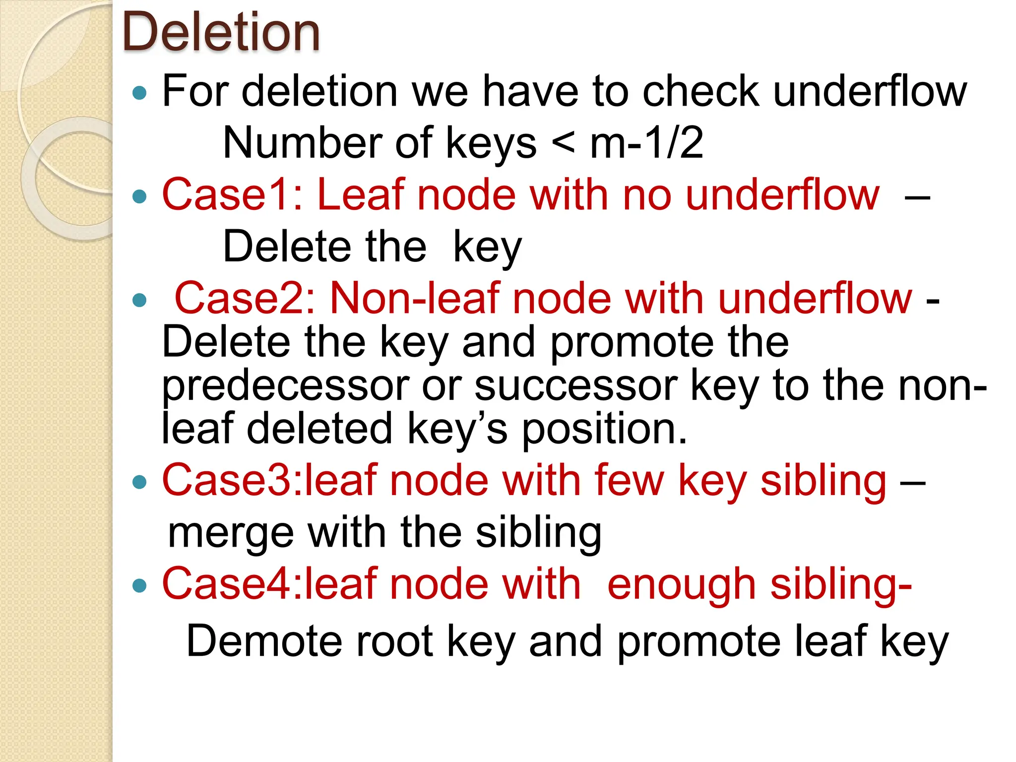 Data structures trees - B Tree & B+Tree.pptx