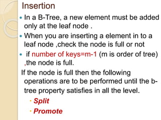 Data structures trees - B Tree & B+Tree.pptx