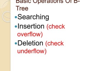 Data structures trees - B Tree & B+Tree.pptx