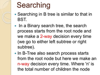 Data structures trees - B Tree & B+Tree.pptx