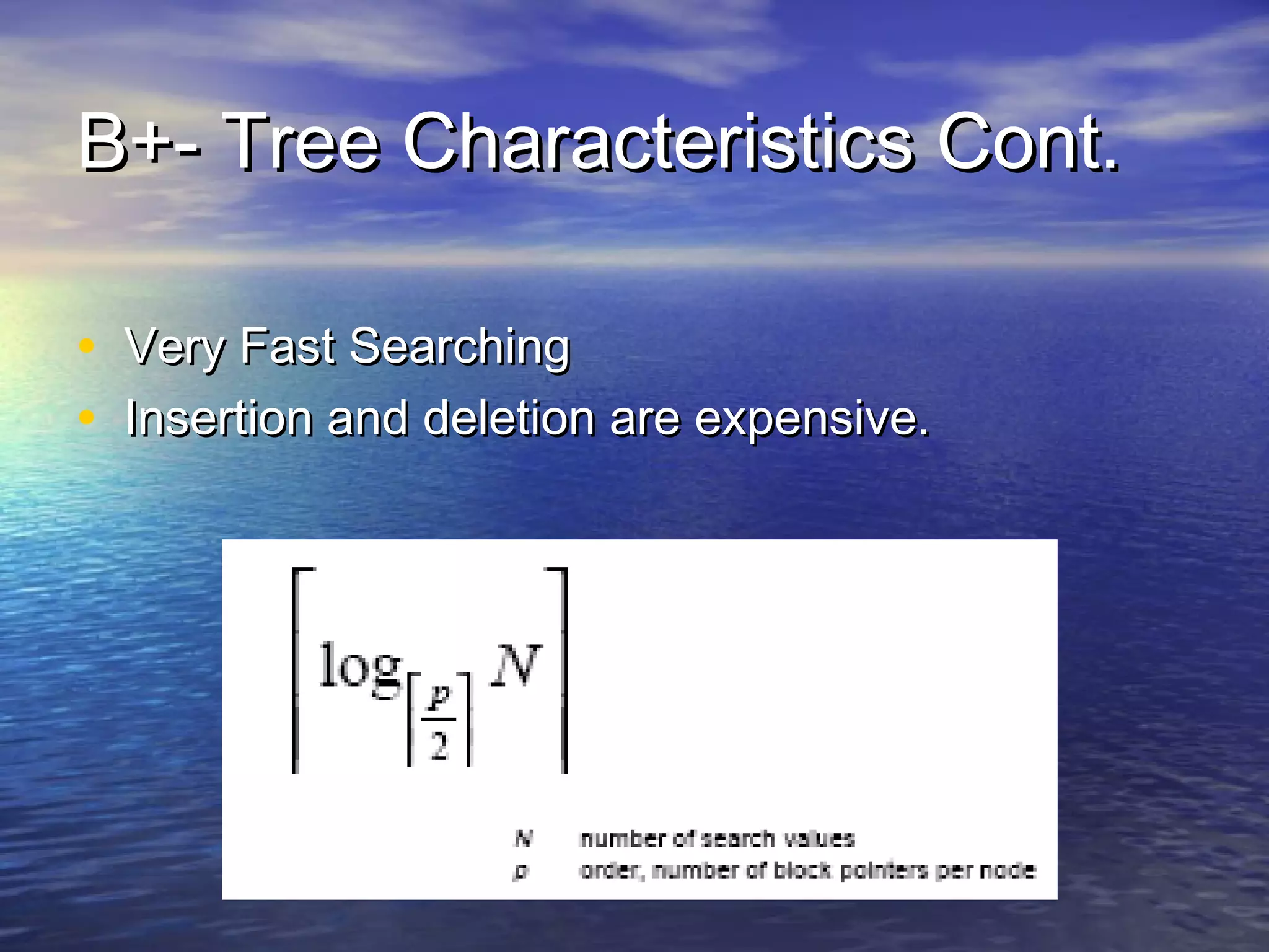 B Trees Dbms Ppt Databases Computer Software And Applications