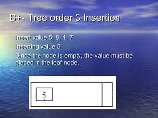 B trees dbms | PPT