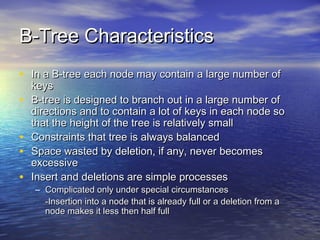 B trees dbms | PPT