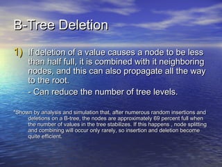 B trees dbms | PPT
