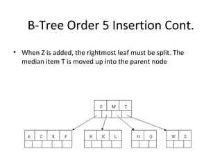 B trees and_b__trees | PPT