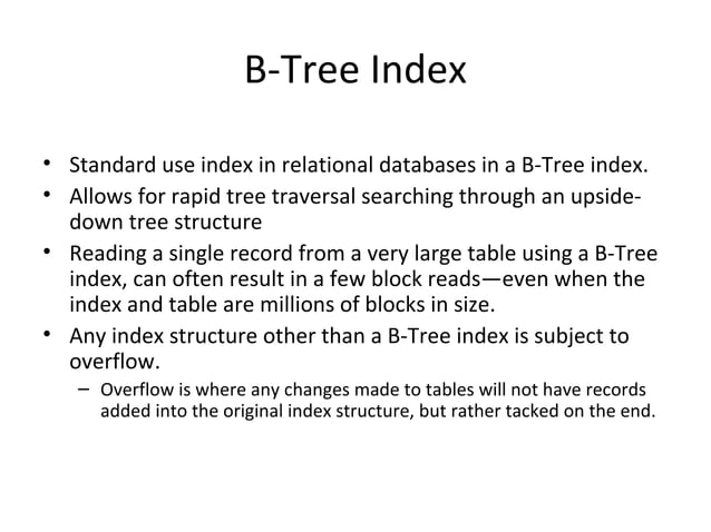 B trees and_b__trees | PPT