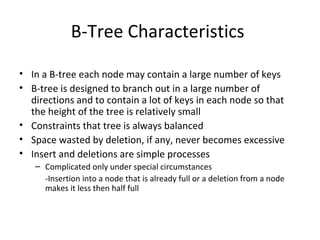 B trees and_b__trees | PPT