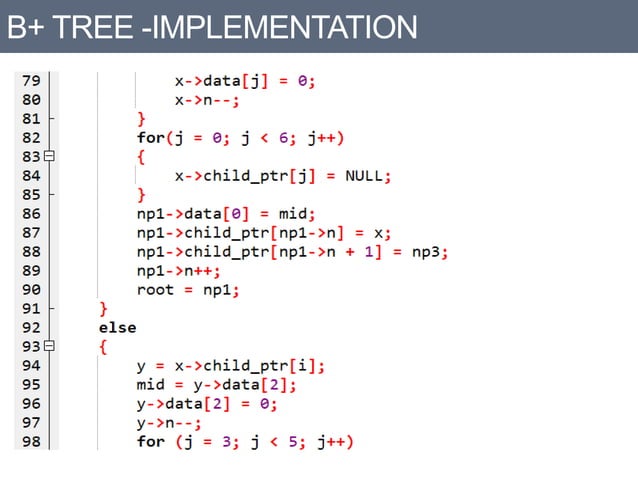 B+ trees and height balance tree | PPTX