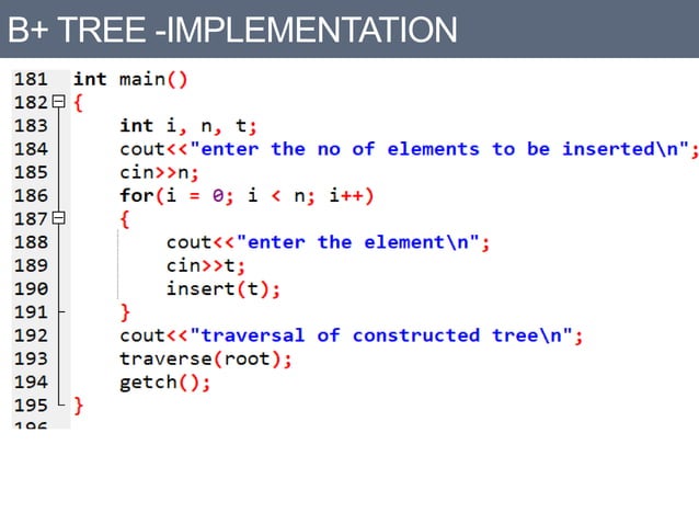 B+ trees and height balance tree | PPTX
