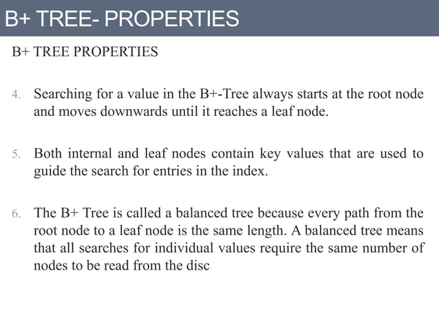 B+ trees and height balance tree | PPTX