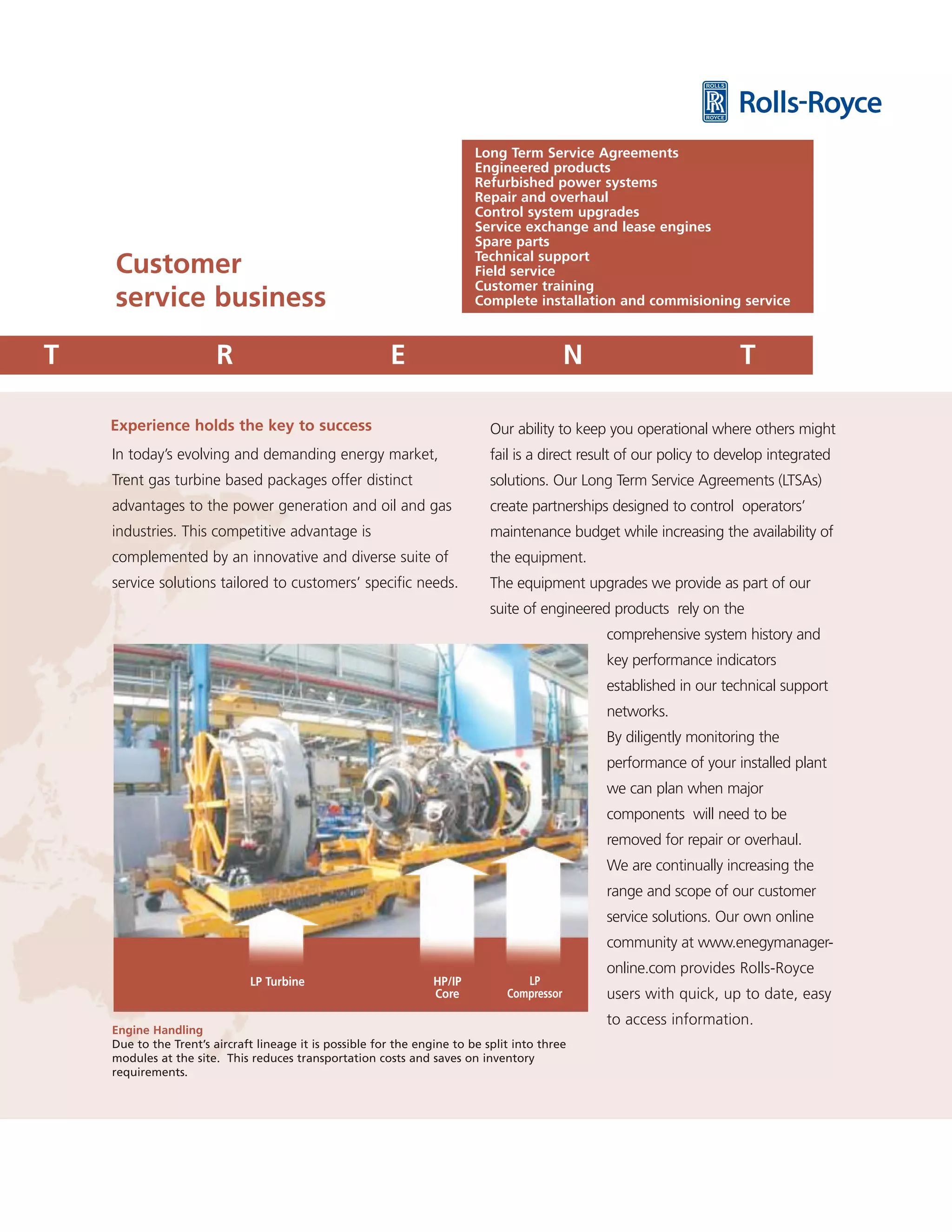 Rolls-Royce Energy Systems Applications | PDF