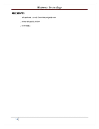 Bluetooth technology | PDF