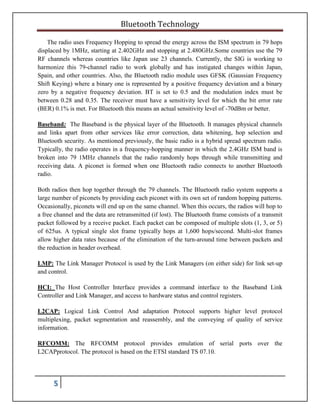 Bluetooth technology | PDF