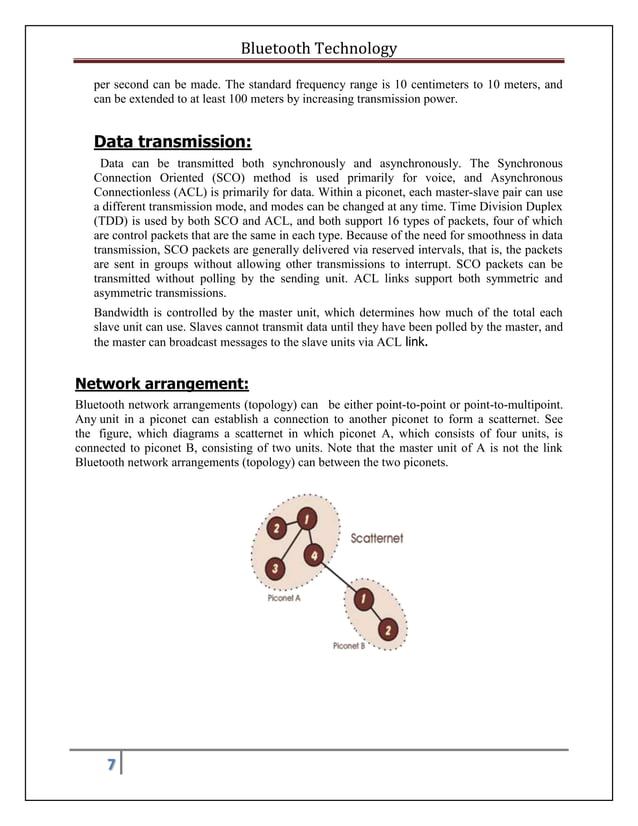 Bluetooth technology | PDF