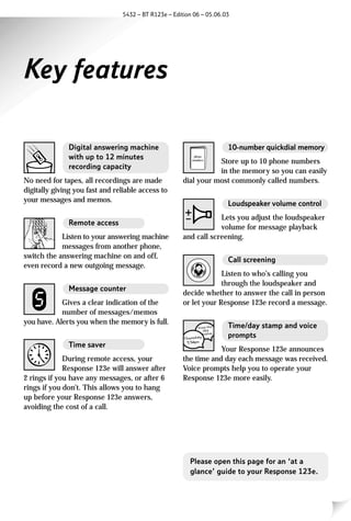 Bt response 123e | PDF | Home Appliances | Home & Garden