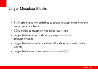 Btrfs by Chris Mason | PDF