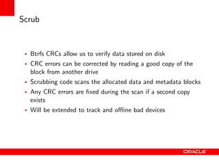 Btrfs by Chris Mason | PDF