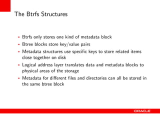 Btrfs by Chris Mason | PDF
