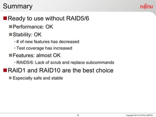 Btrfs current status and_future_prospects | PPT